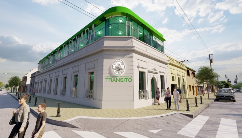 Avanza la obra del nuevo edificio para la dirección de Tránsito - La Letra Chica